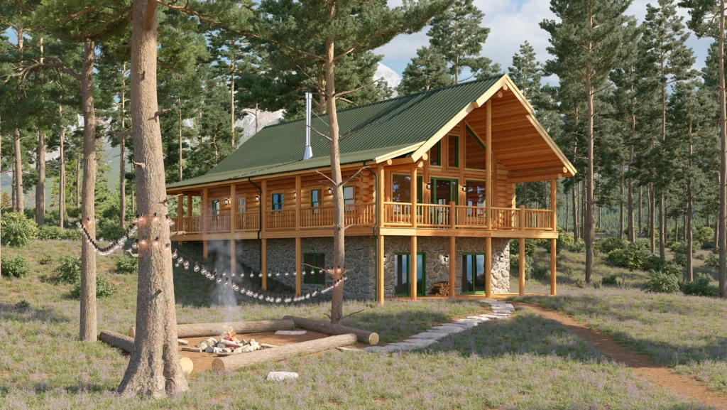 Oregon Log Home Builders | Wamic, Oregon