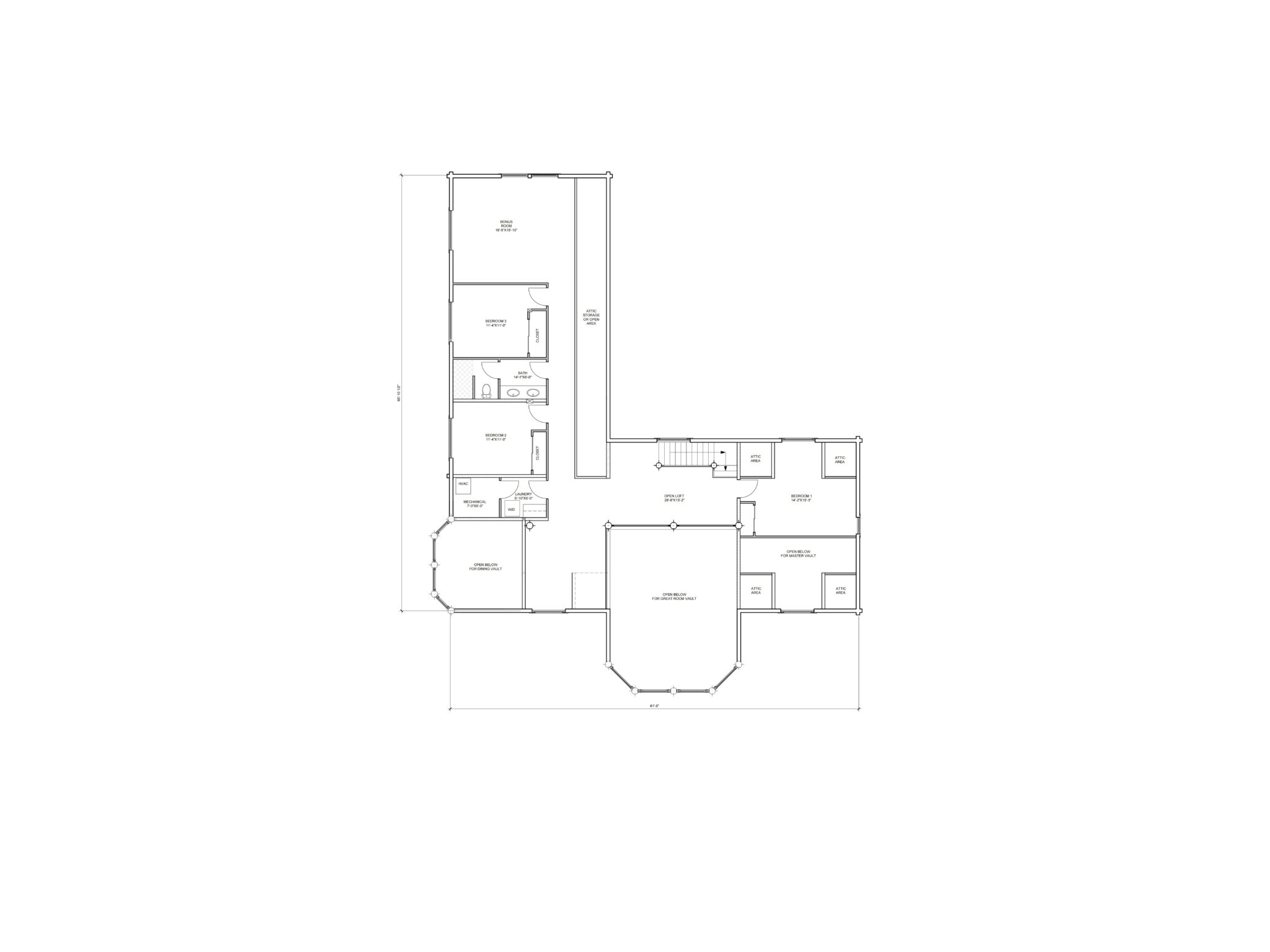 Zenith Log Home Floor Plan | Sierra Log & Timber